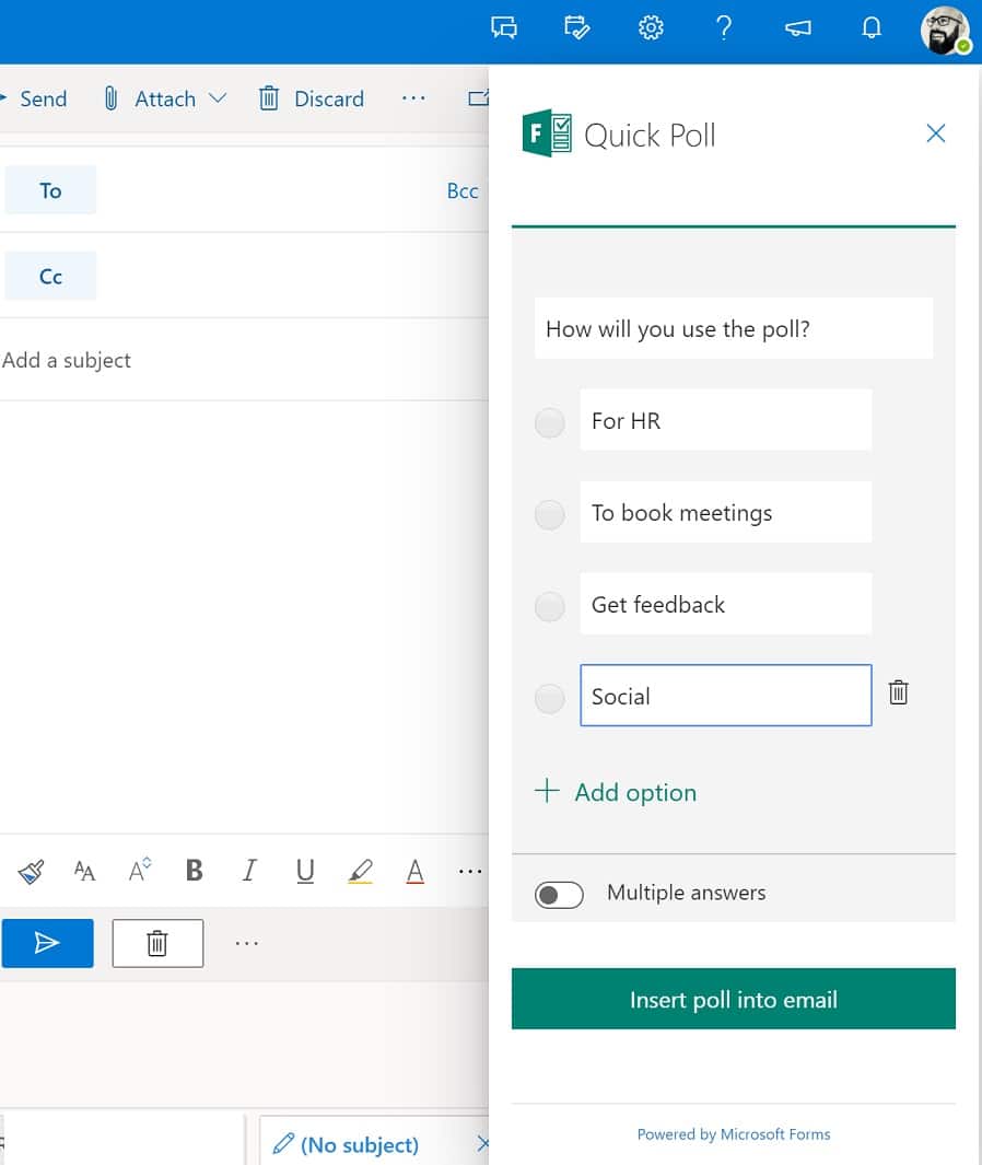 How to use Microsoft Quick Poll in Outlook on the Web plus update on ...